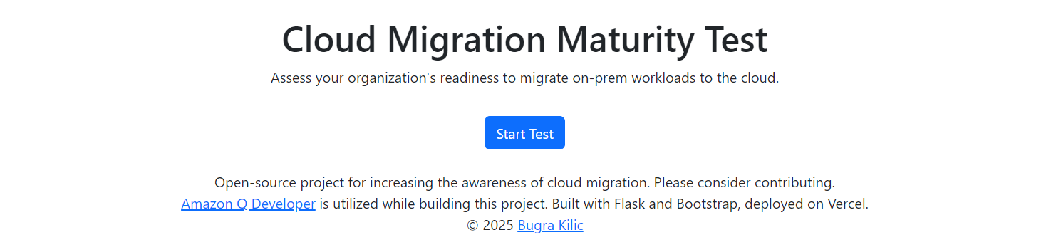Cloud maturity model - Bugra Kilic